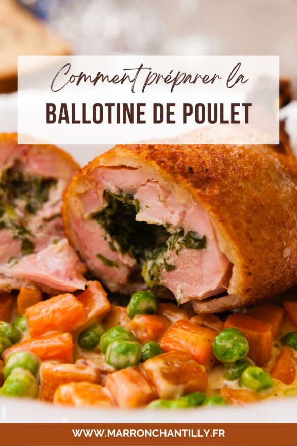 Ballotine De Poulet | Marron Chantilly
